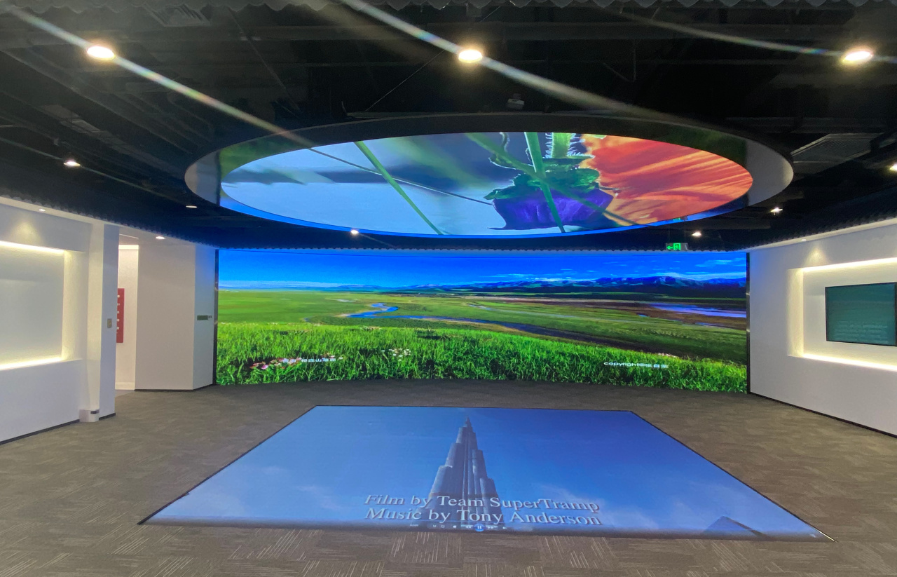 Cxcolor LED art painting screen debuts at Shandong Pavilion, setting ...