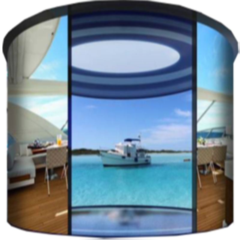 LED sliding track screen|LED sliding screen|Tracking LED Wall Animation